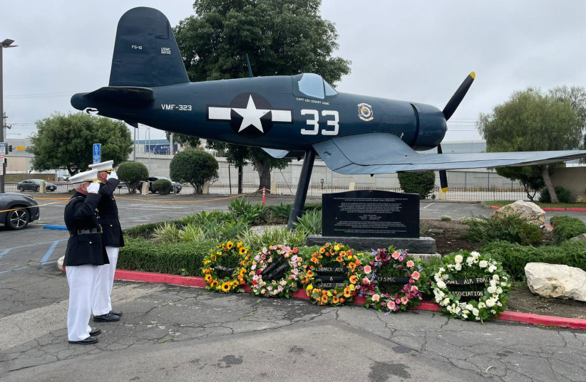 Israeli American pilot Lou Lenart honored in LA wreath-laying ceremony ...