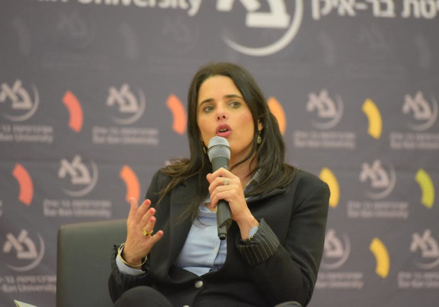 Ayelet Shaked: Elections are between strong right and weak left ...
