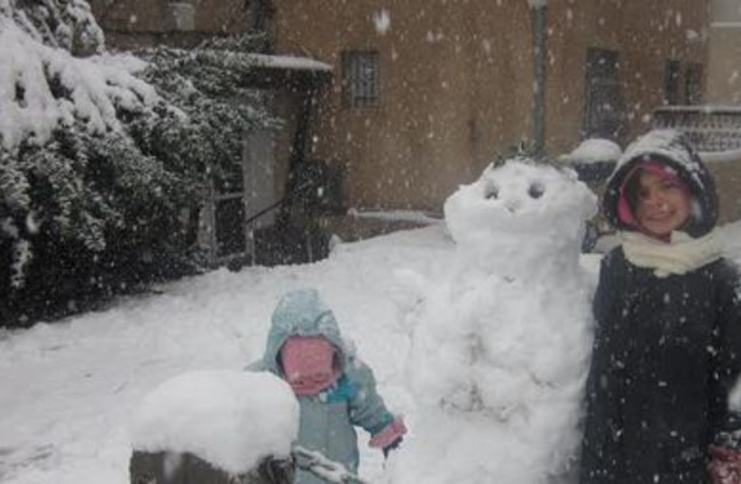 Winter settles in, parts of Israel blanketed with snow - The Jerusalem Post