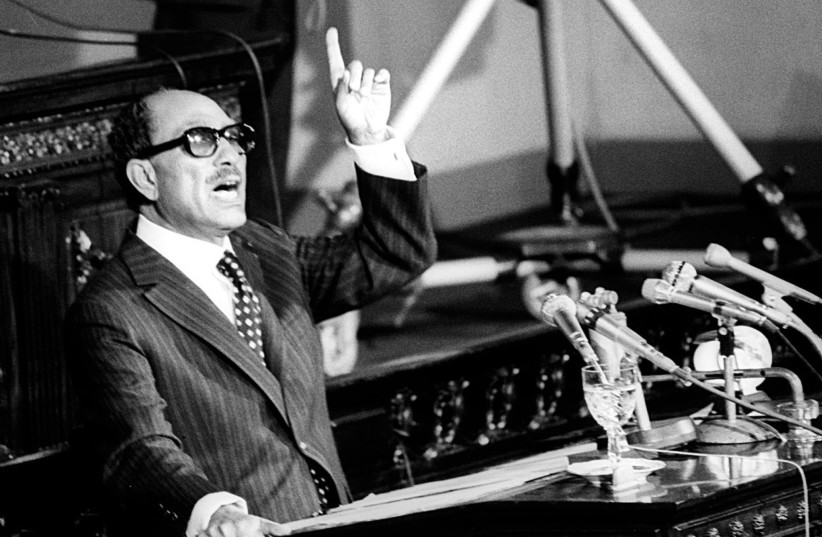 When Egyptian President Anwar Sadat addressed the Knesset - The ...