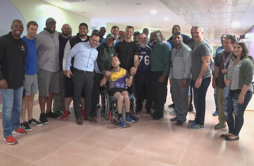 NFL players champion Israelis with disabilities - Israel News - The ...