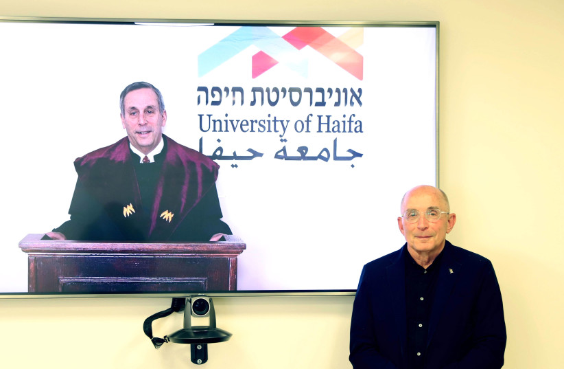 Harvard President awarded honorary doctorate from University of Haifa ...