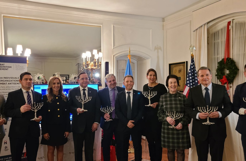 Latin American embassy in US celebrates Israel, Hanukkah - The ...