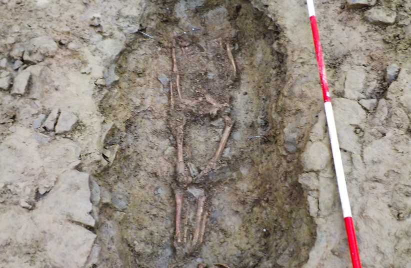 Decapitated skeleton, 'mercenary' buried with sword in Roman-era burial ...