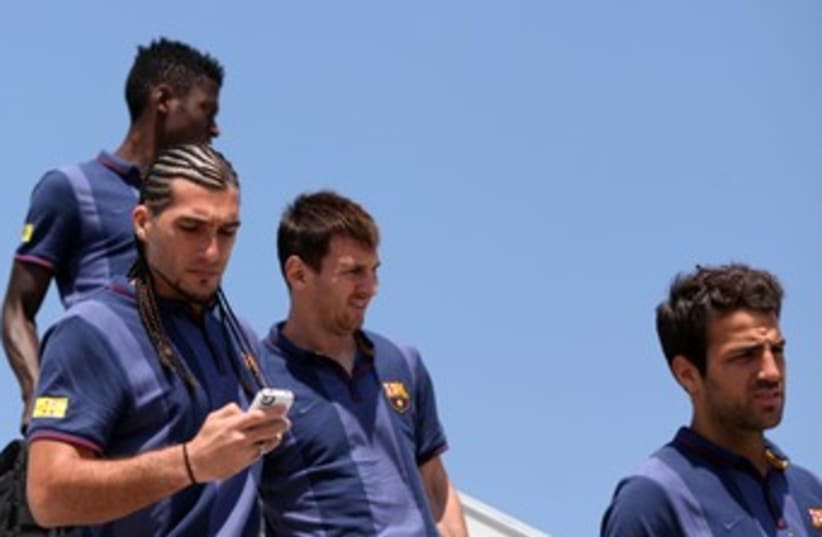 Barcelona and its superstar Messi arrive in Israel, Palestinian ...