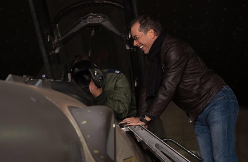 Seinfeld takes a break from his Tour to visit the Israeli Air Forc ...