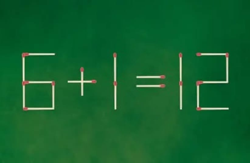 Test your intelligence: Solve the matchstick puzzle with a single move ...