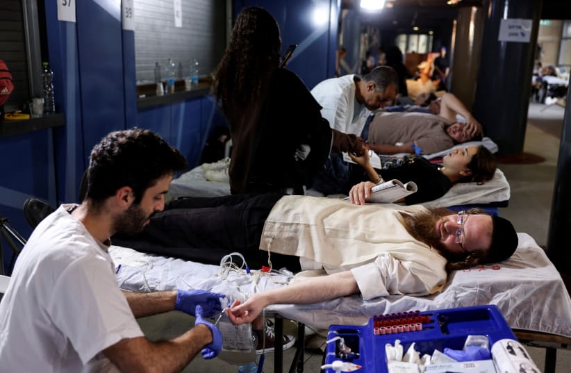 Would-be blood donors at Tel Aviv hospital today must register first ...
