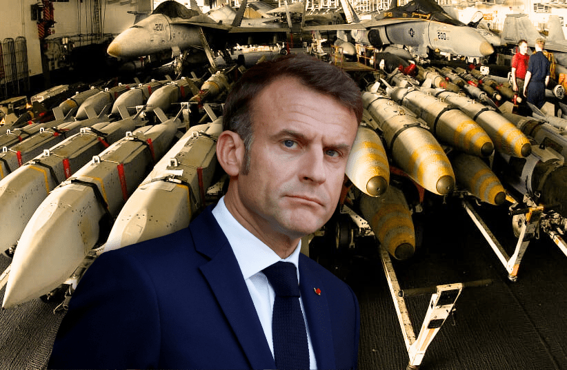 French President Emmanuel Macron calls for arms embargo on Israel - The ...