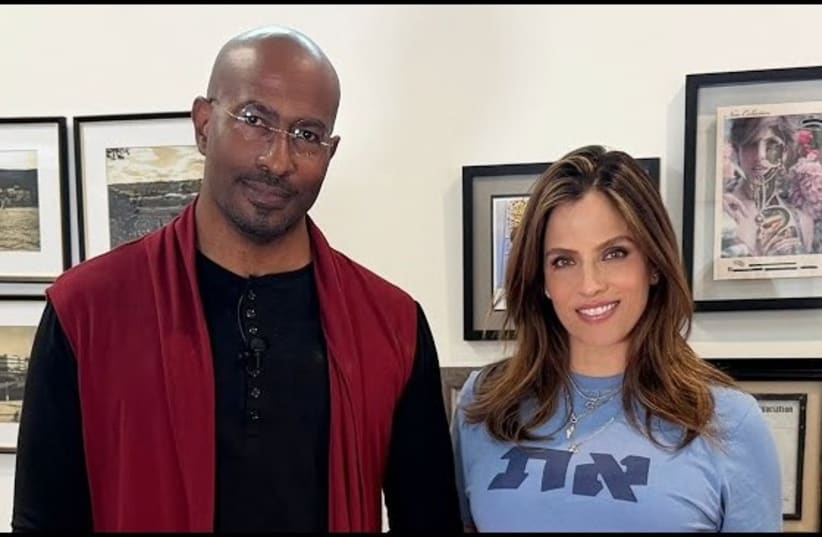Van Jones celebrates first Hanukkah ever with Noa Tishby on fifth night ...