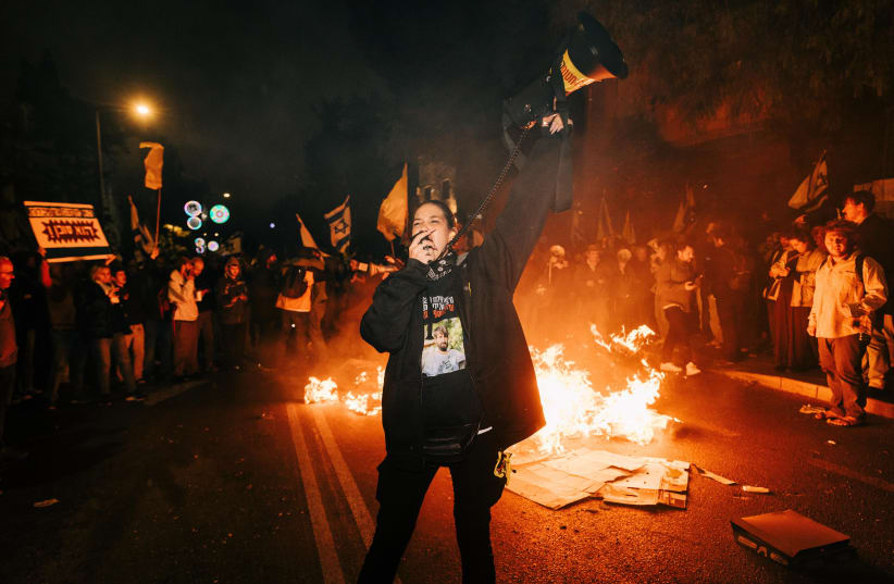 Protesters demonstrate in Jerusalem in call for return of hostages ...